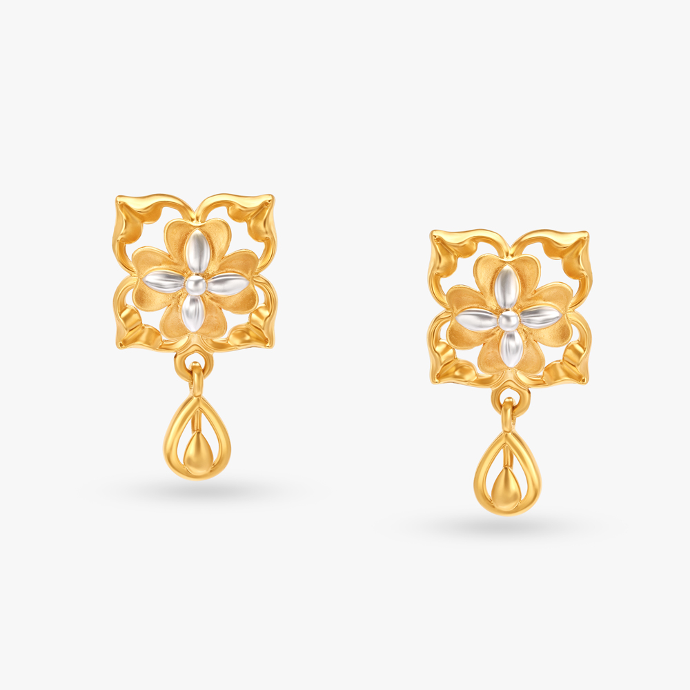Refined Charm Drop Earrings