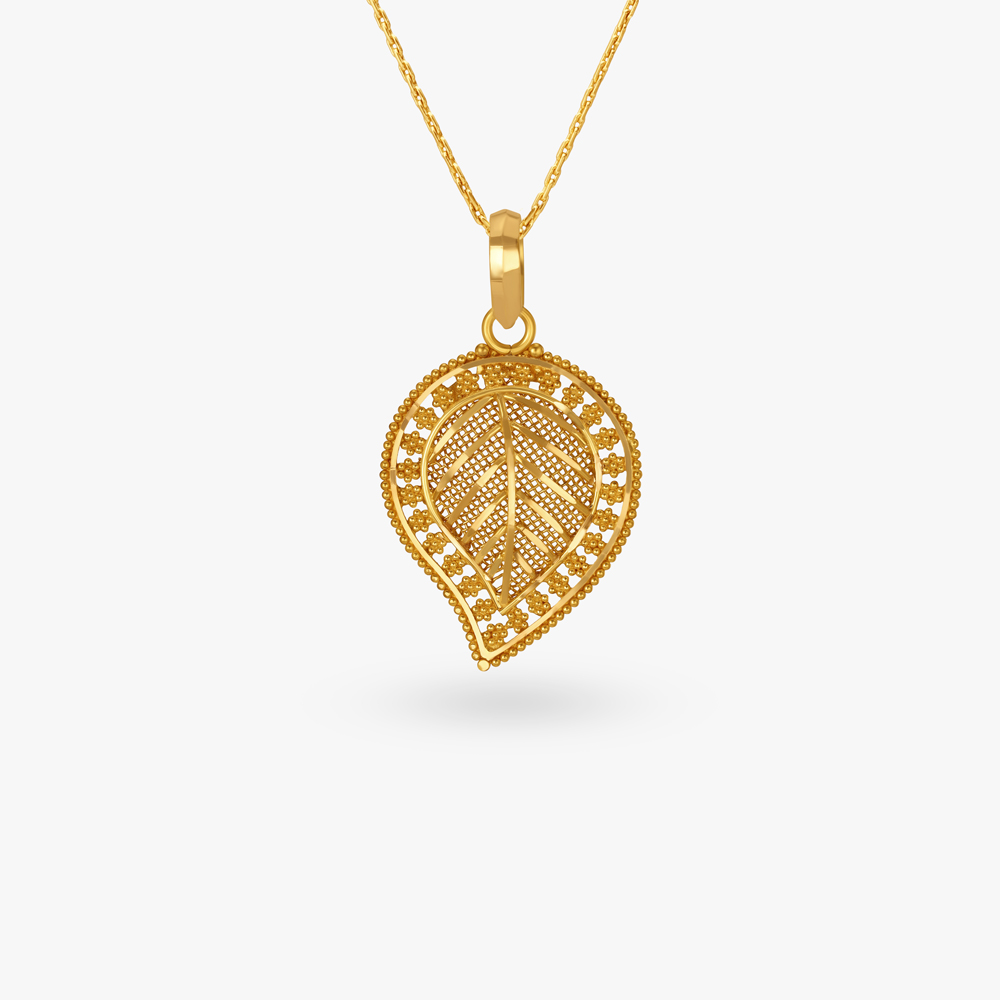 Paisley Mesh Pendant