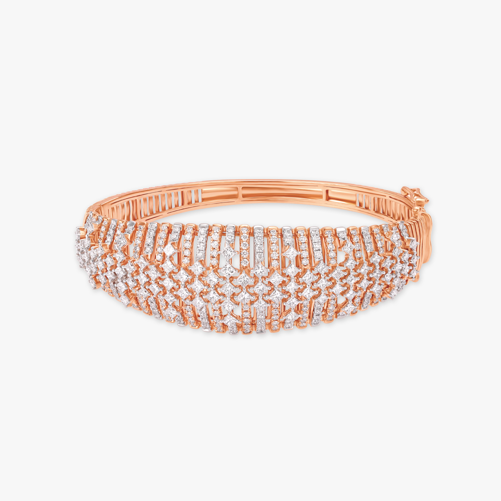 Majestic Mosaic Diamond Bangle