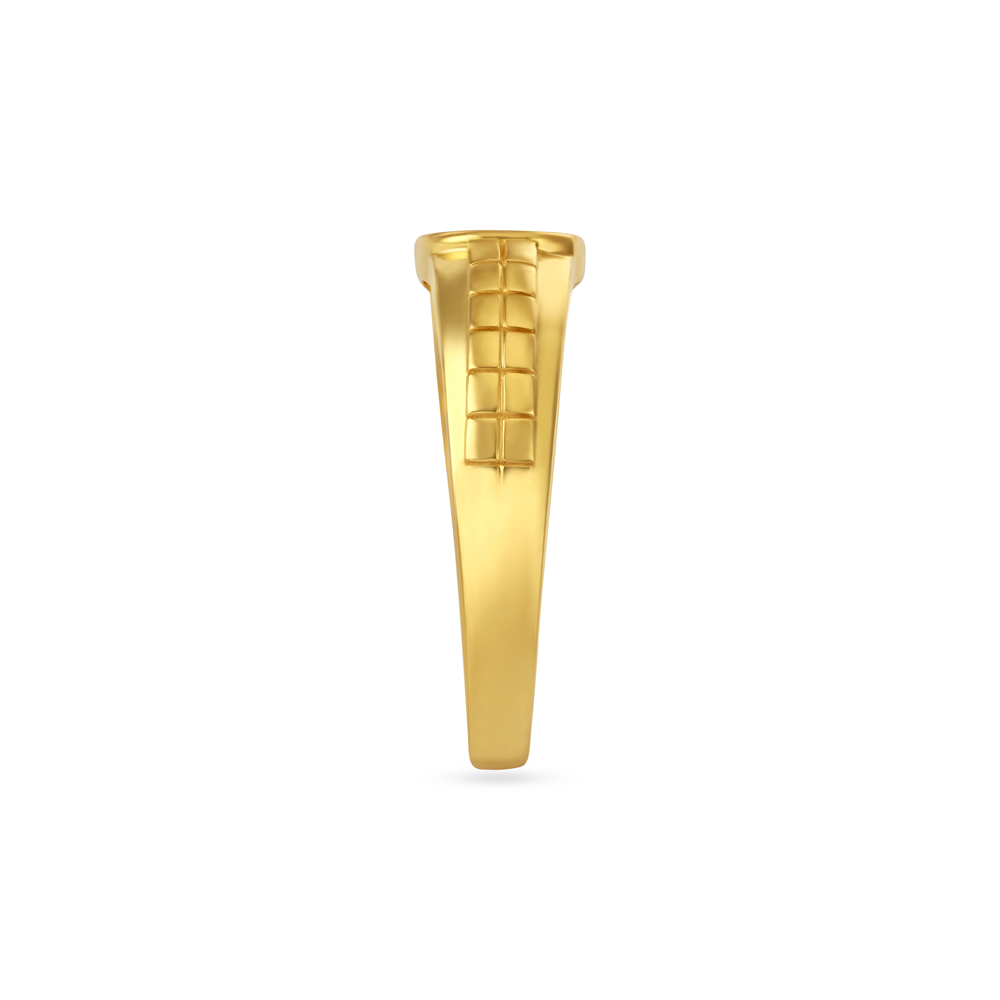 Magnificent Swastik Gold Ring