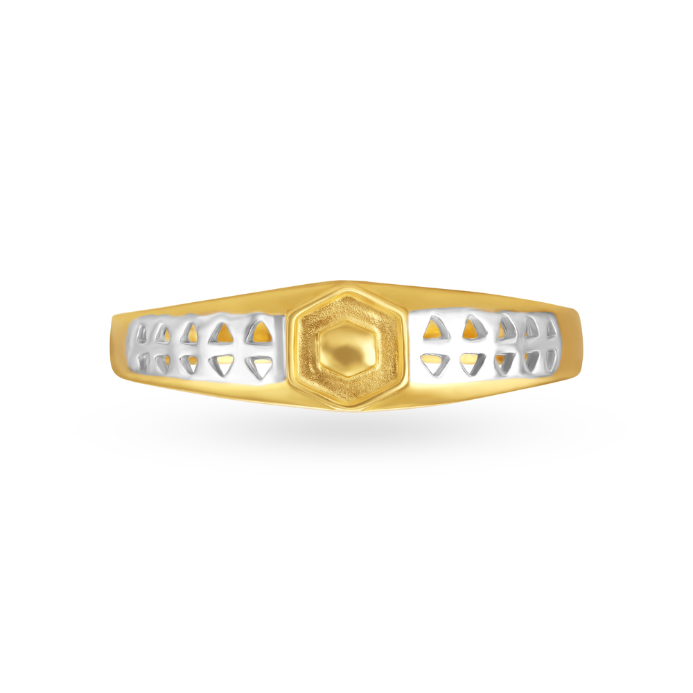 Brilliant Stylish Gold Ring
