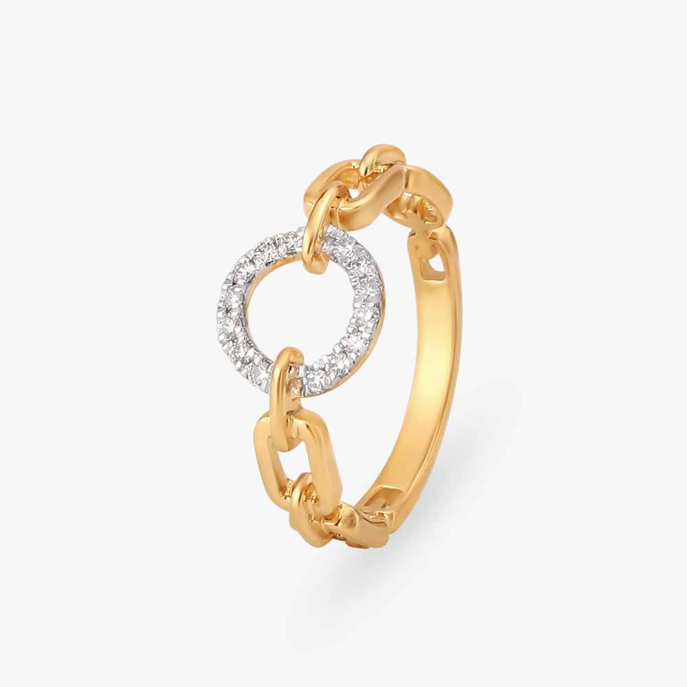 Moonbeam Diamond Finger Ring