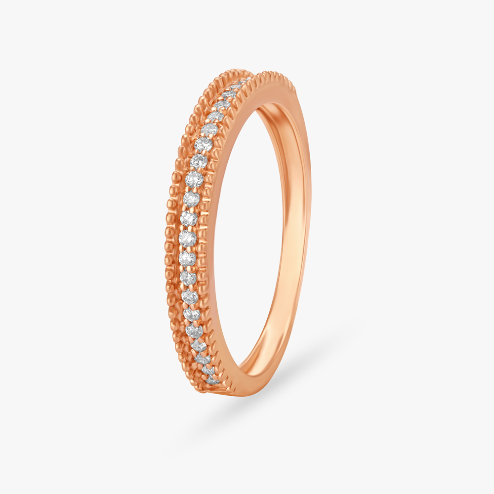 Opulent Linear Diamond Ring