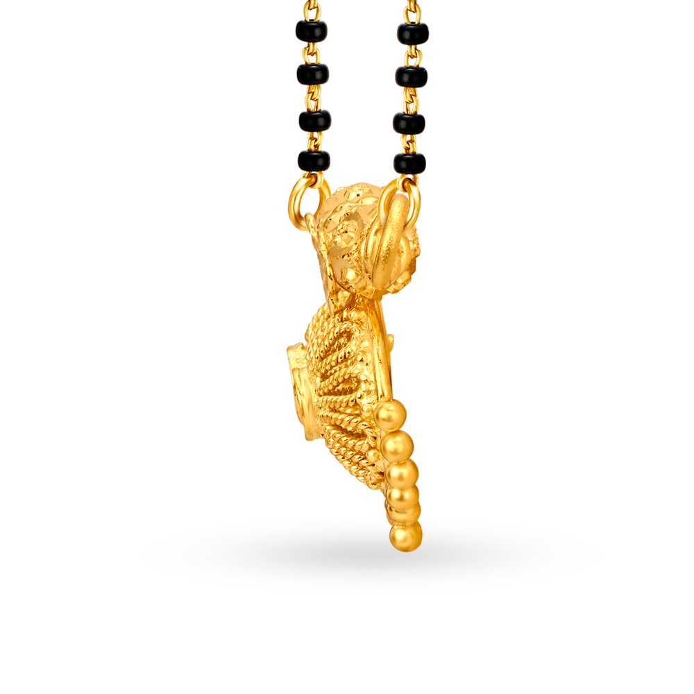 Traditional Petite Gold Mangalsutra Pendant